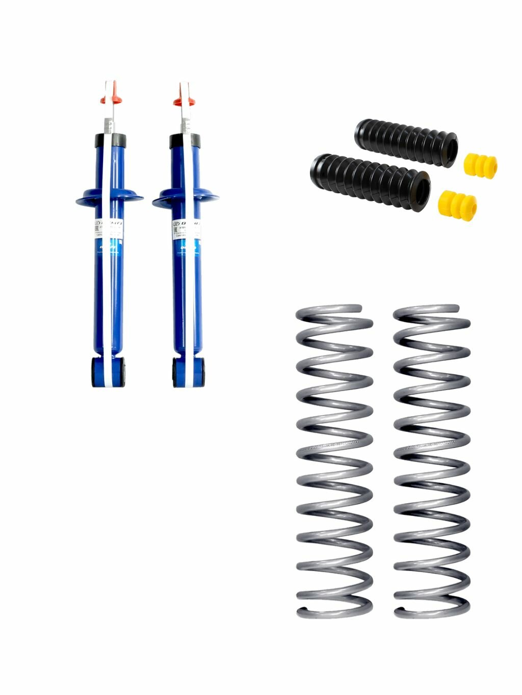 Задний комплект стоек DEMFI ваз Калина 1118 "драйв"- Артикул: BND-282221-439-440 - Производитель: Россия