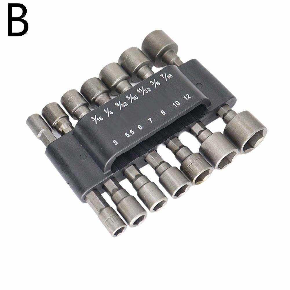 Набор бит с торцевой головкой для шуруповёрта или отвёртки 9/14 шт.