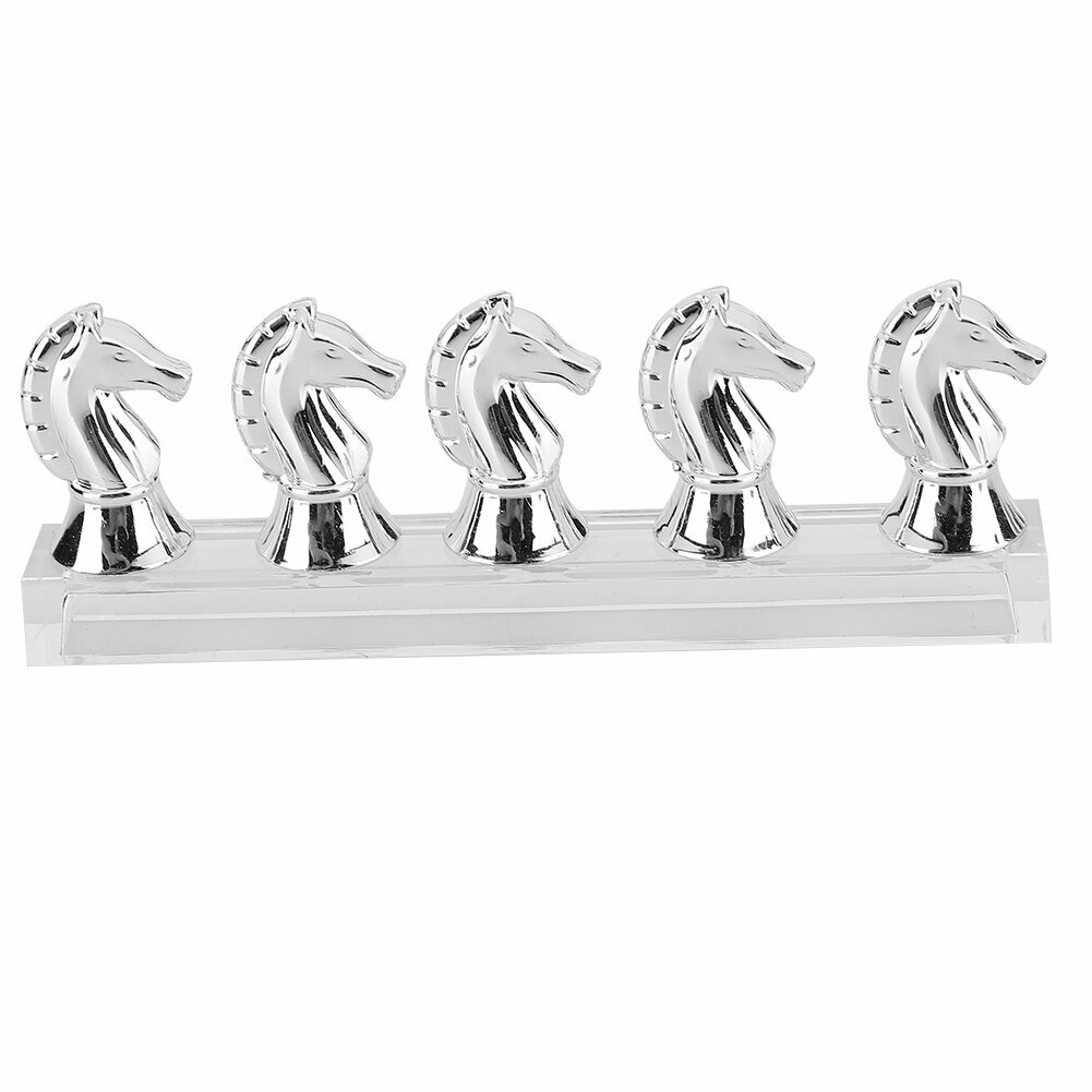 Стойка для практики накладных ногтей с конской головой, магнитная адсорбционная, держатели для демонстрации накладных ногтей, серебряные