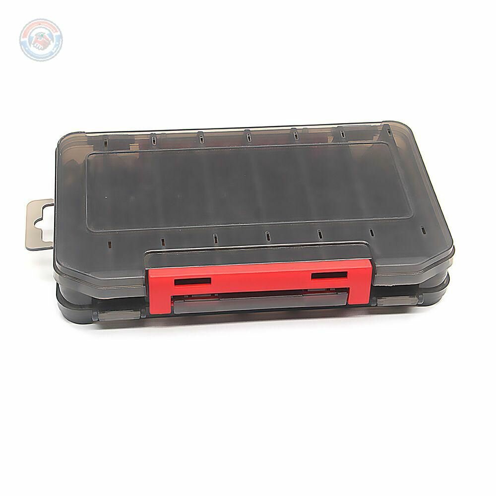 Двойной ящик для приманки и наживки 20x14 см — удобное хранение и переноска для рыбалки, лодки и похода для рыбака