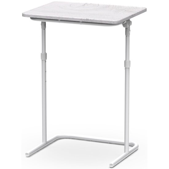 Столик приставной Nika Haushalt HHST4 складной, дуб дымчатый/матовый серый (HHST4/ДД)