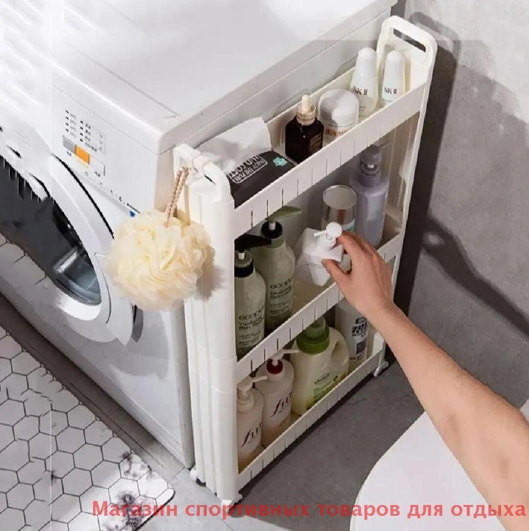 Шкаф-пенал для ванной, 10х45х72 см, Универсальный