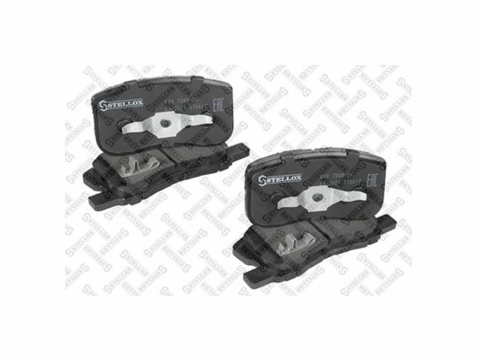Колодки С Антискрип. пл. mitsubishi Colt 1.1-1.5 04>(Stellox 000726Bsx)