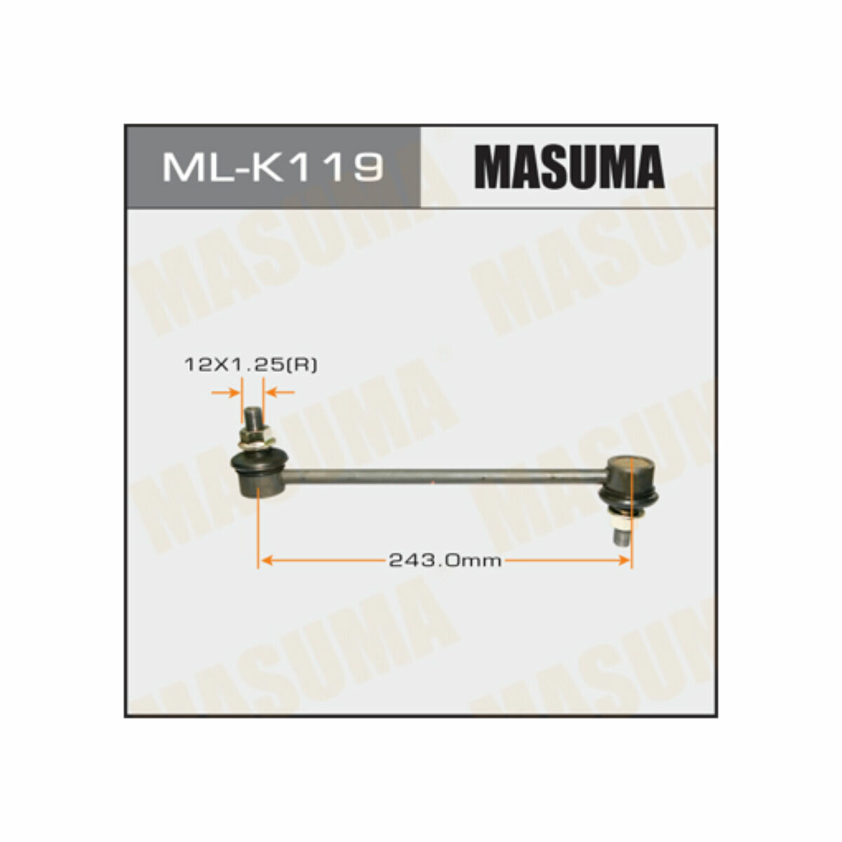 Стойка Стабилизатора Пер. Hyundai Elantra (Hd)(2006-), I-30 (Fd), Kia Ceed(Masuma Ml-K119)
