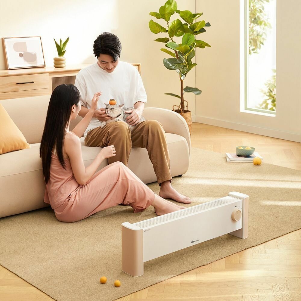 Oбогреватель для дома Графеновый плинтусный обогреватель, домашний мобильный теплый пол