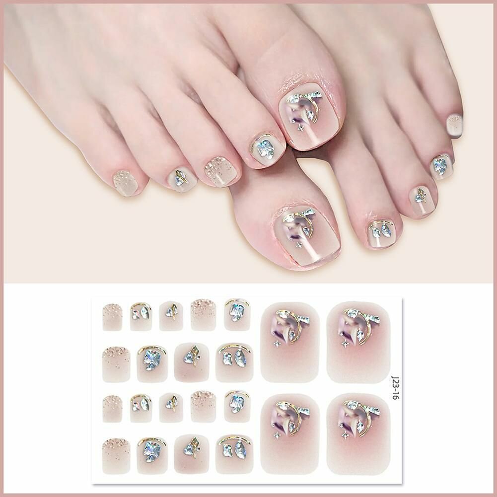 22tips Baking Free Наклейки для ногтей на ногах