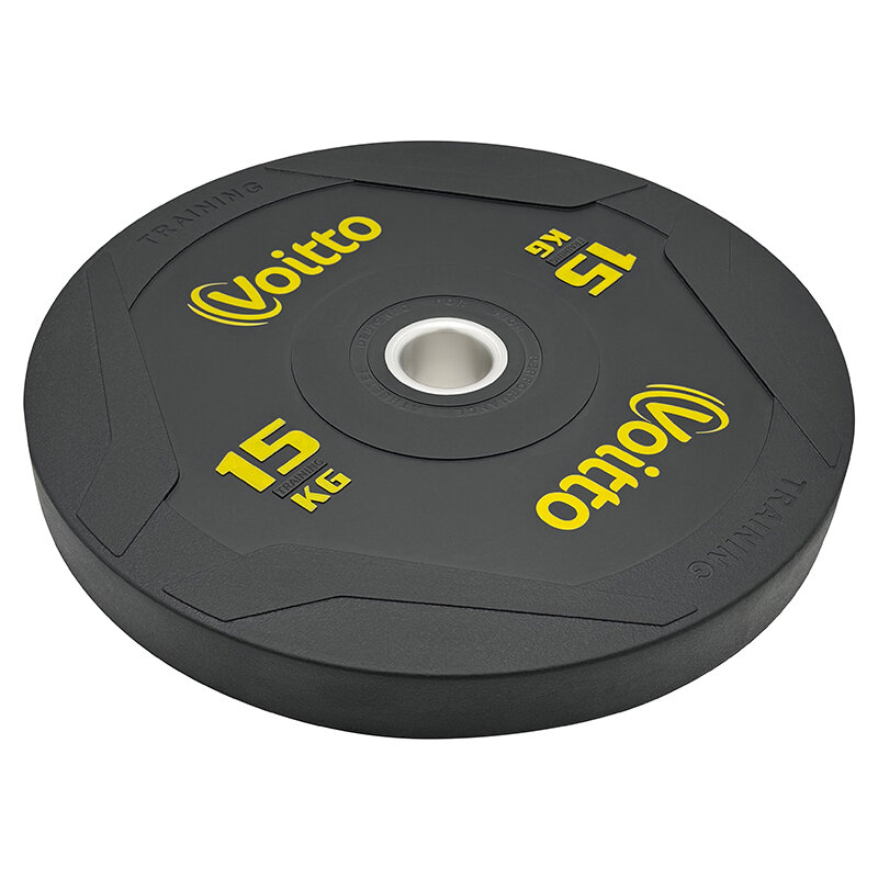 Диск бамперный Voitto V-400 15 кг, черный (d51)