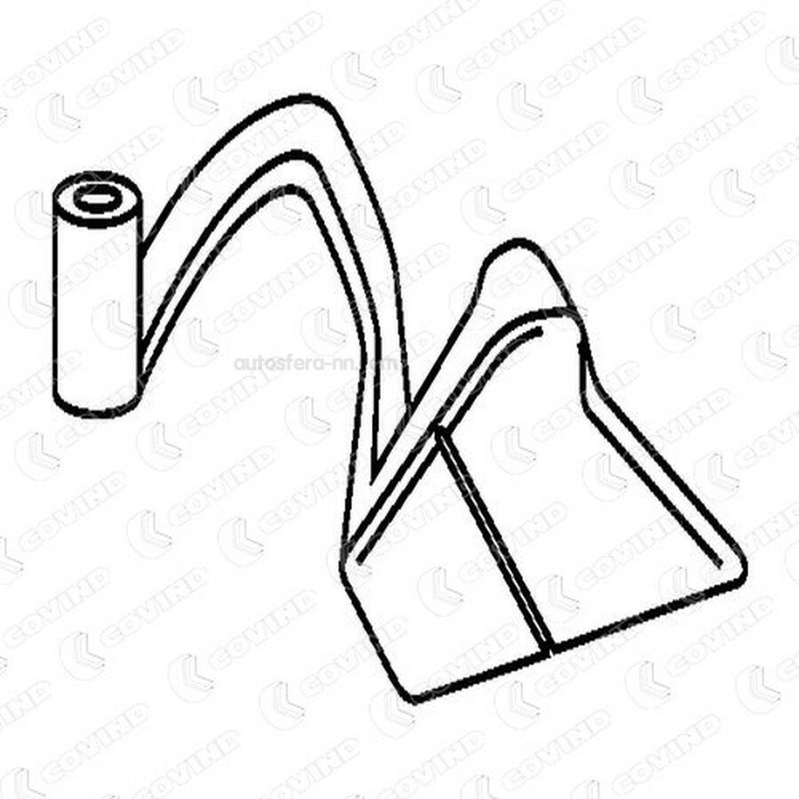 COVIND 144193 ручка дверная ! внутр. левая \Scania 4-series