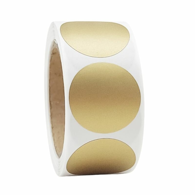 1 рулон из 300 наклеек, самоклеящиеся наклейки толщиной 2,5 см с покрытием от царапин-E 25