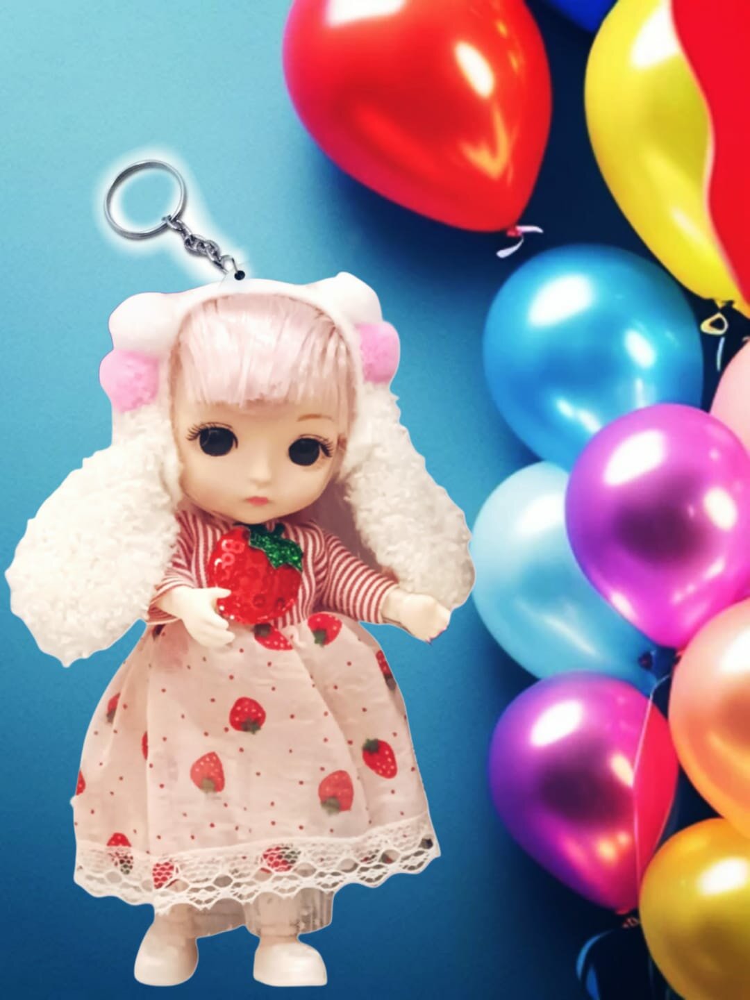 Кукла брелок 16см