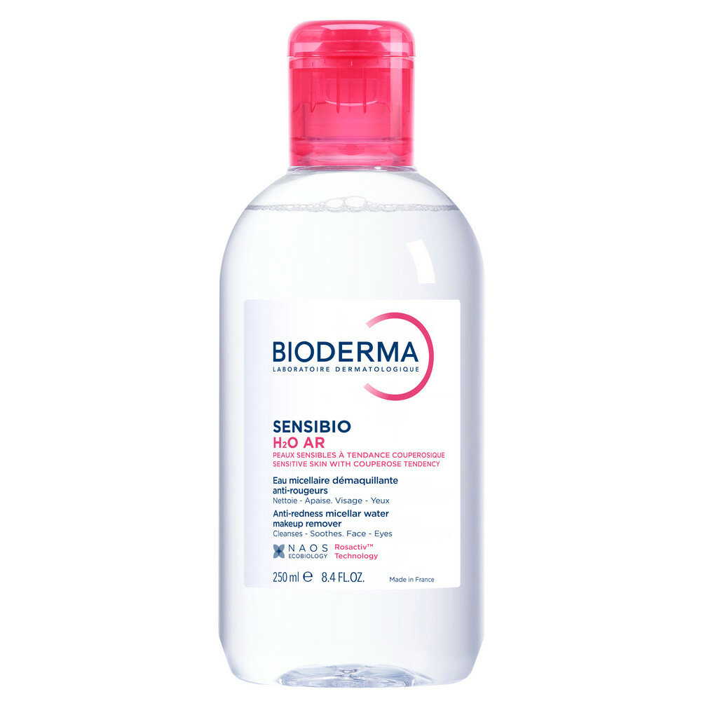 Bioderma Sensibio H2O AR Мицеллярная вода для кожи лица с покраснениями и розацеа 250 мл