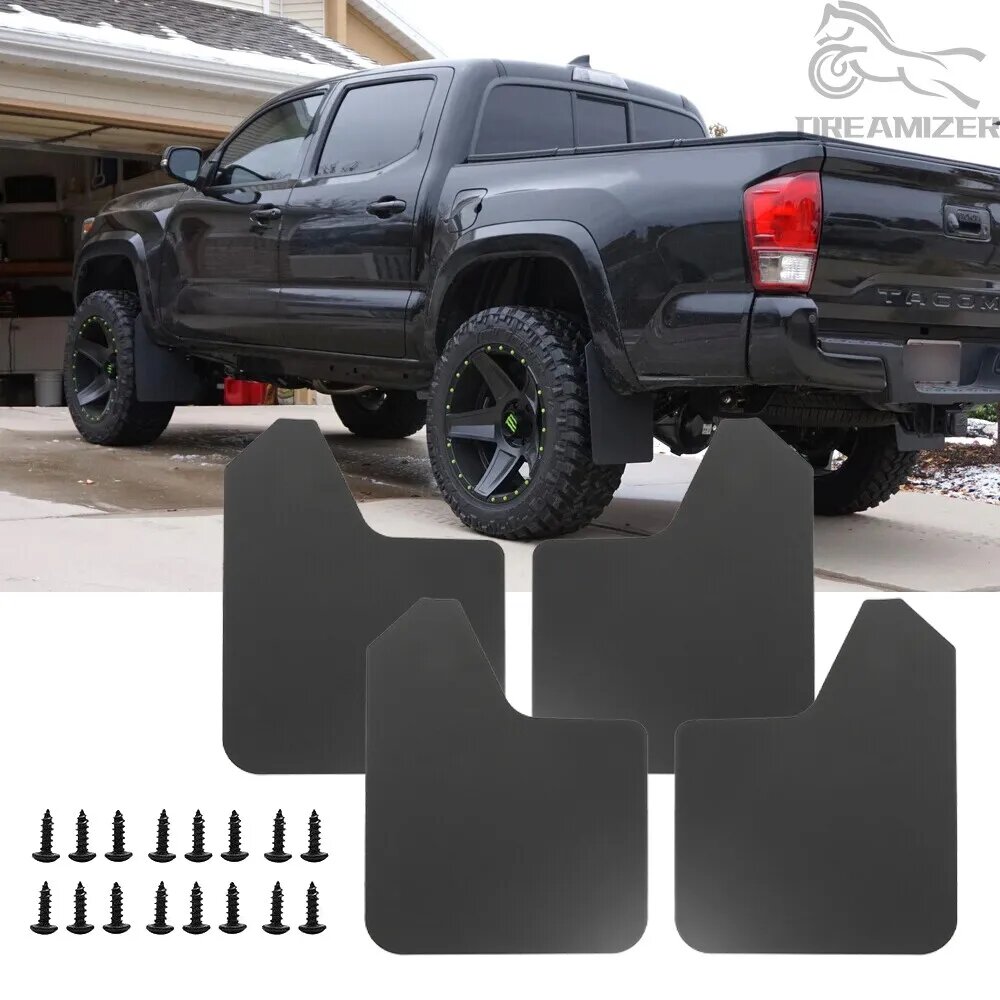 4 шт. универсальное крыло, грязевой автомобиль, автопикап, пластик, жесткость, распылитель, классический внедорожник, брызговики, брызговики