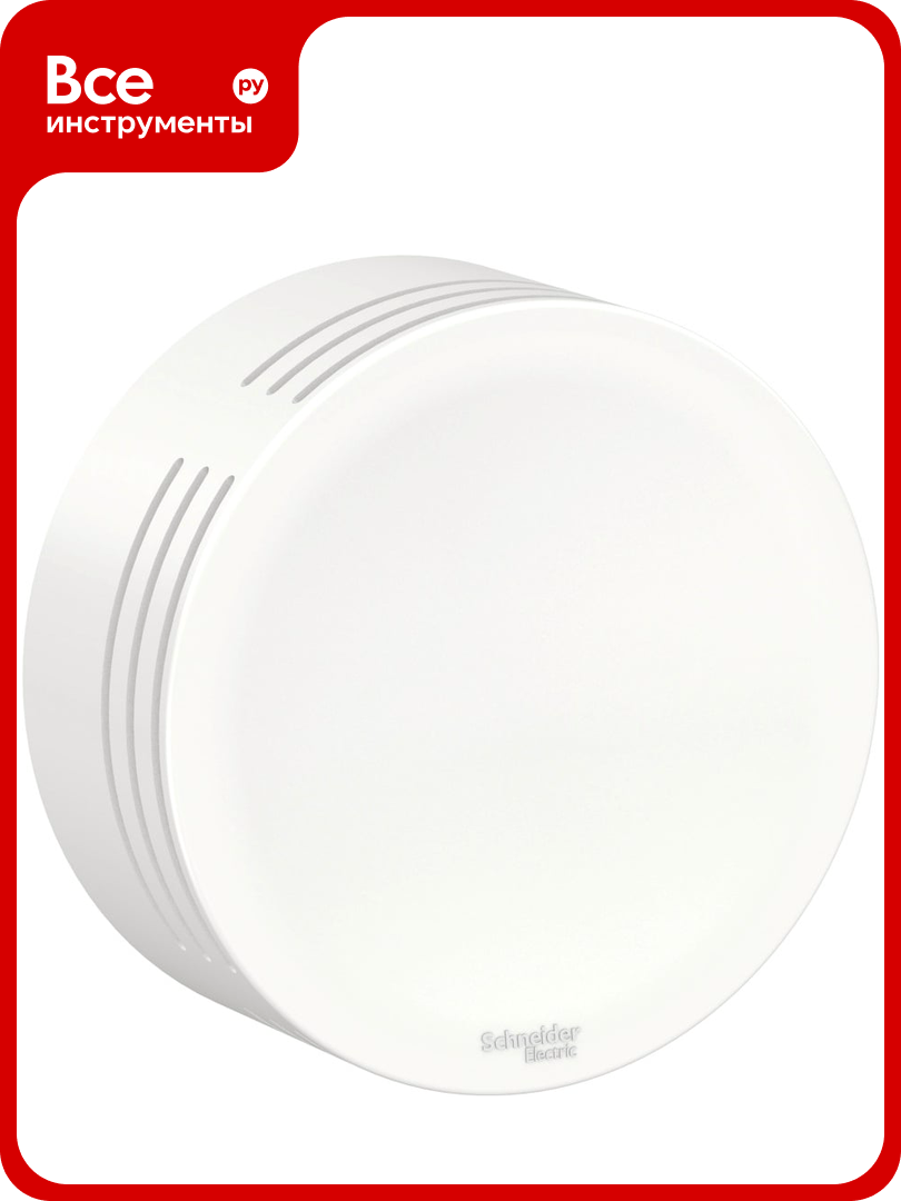 Проводной звонок Systeme Electric ОП BLANCA 8мА 250В белый SchE BLNZA000011, сетей до 250в