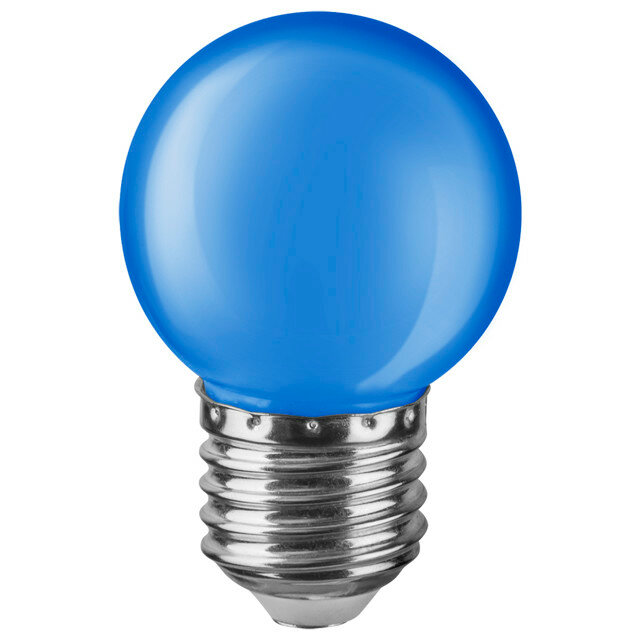 NAVIGATOR светодиодная лампа 1Вт E27 шар G45 230В 71829 модель энергосбережения