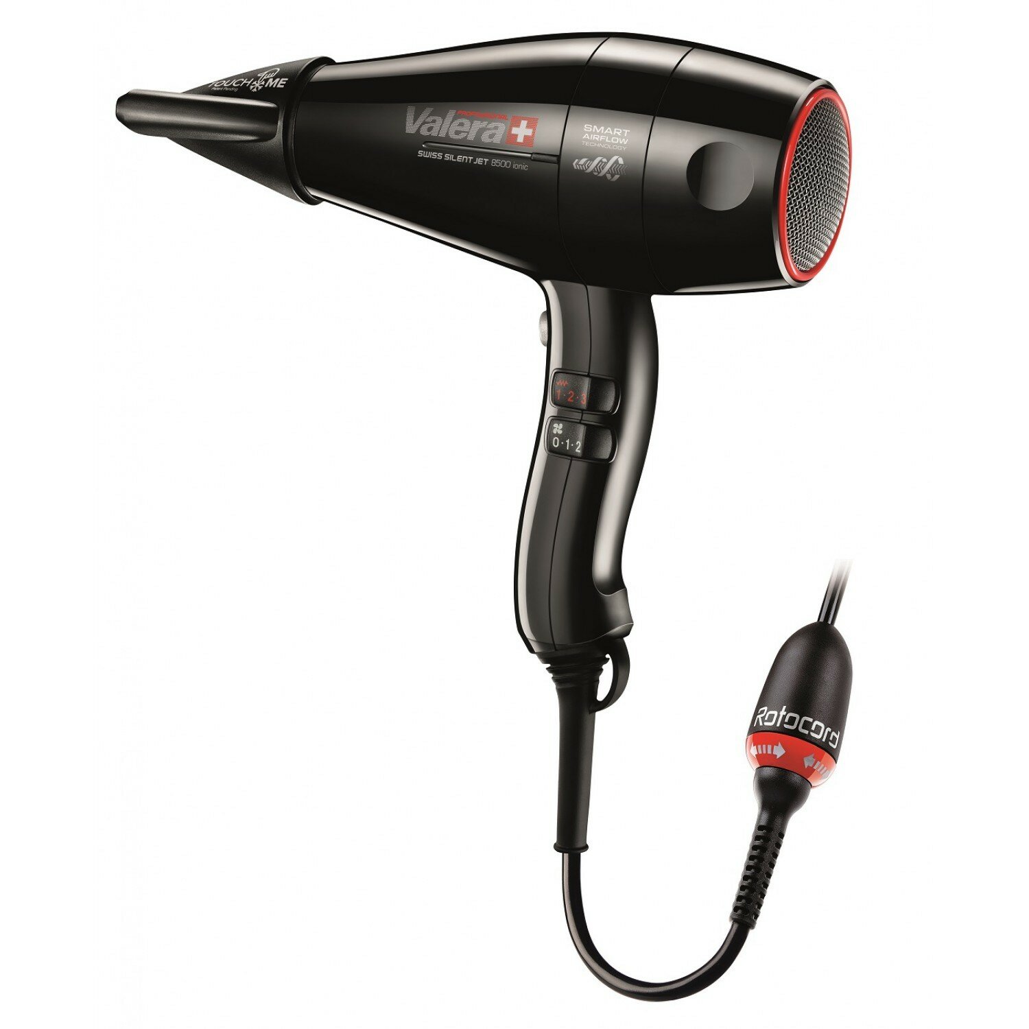 Фен для волос Valera Swiss Silent Jet 8500 Light Ionic (SXJ 8500 RC), 2000 Вт, черный