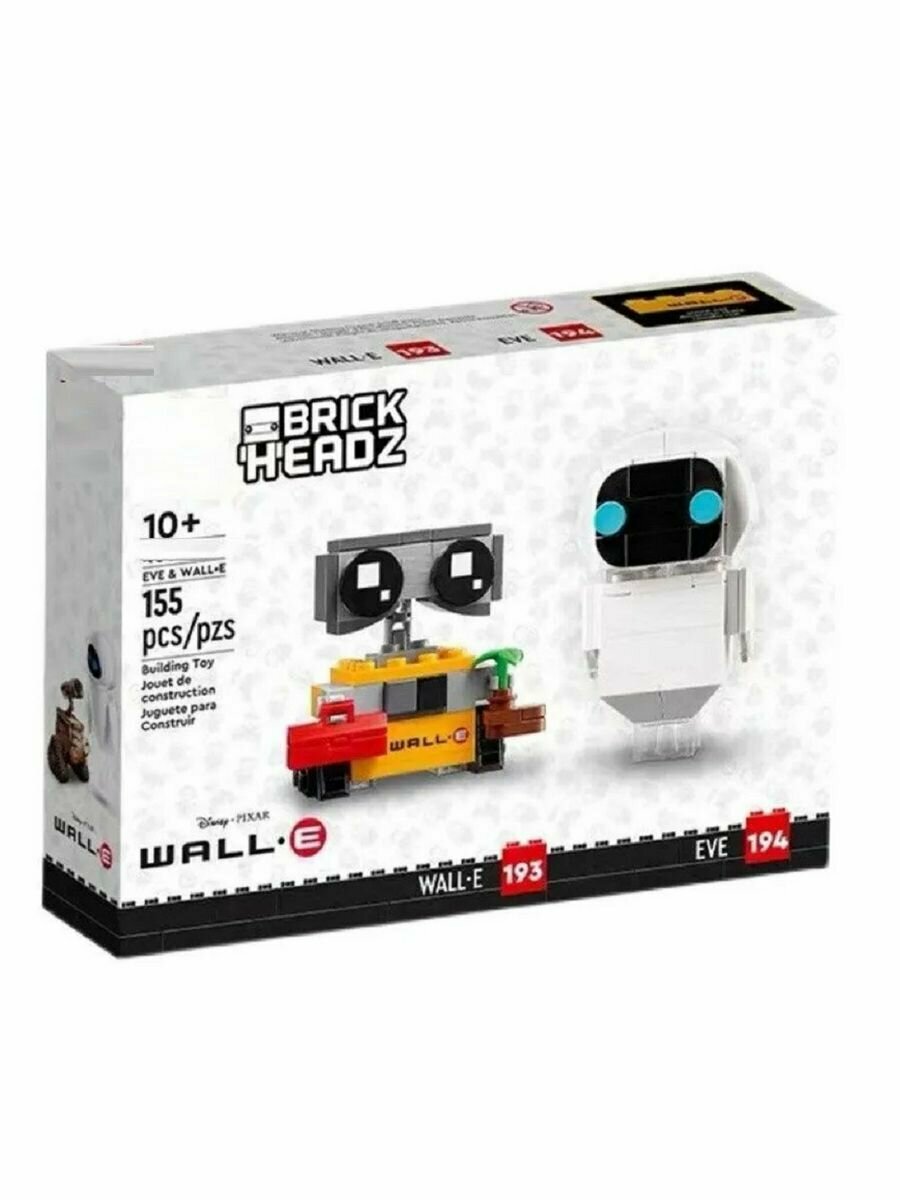 Конструктор Роботы Валл-И и Ева, 82301