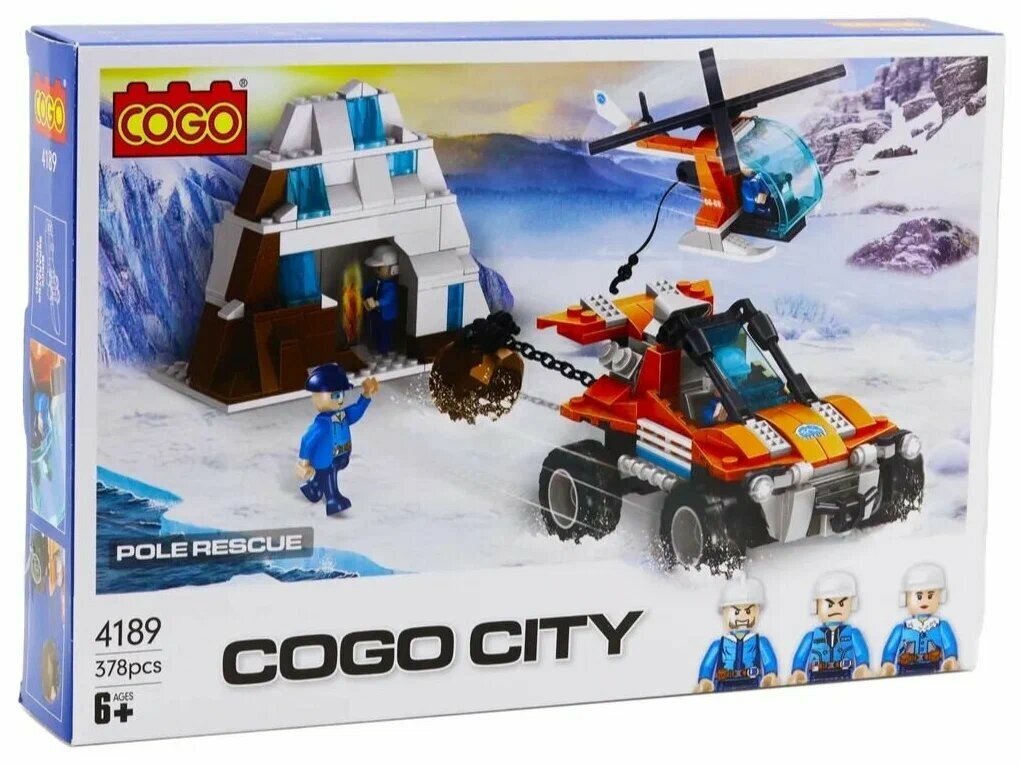 Конструктор 4189 "Полярное спасение", 378 деталей