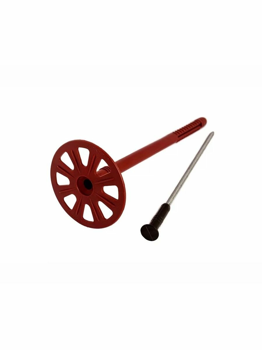 Дюбель для теплоизоляции (с термоголовкой и стальным оцинкованным гвоздем) (DIM 10/100МП (250 шт/упак))