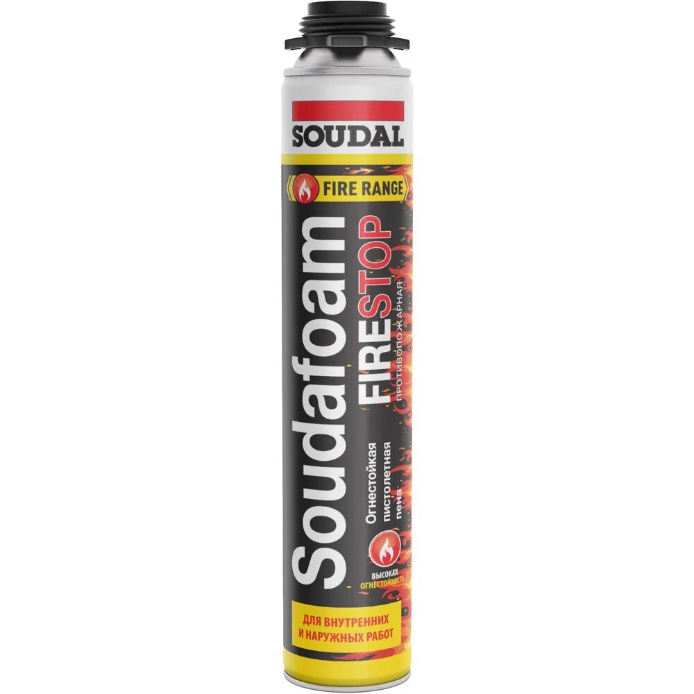 Soudal Соудафоам ФР огнестойкая пистолетная пена 199058