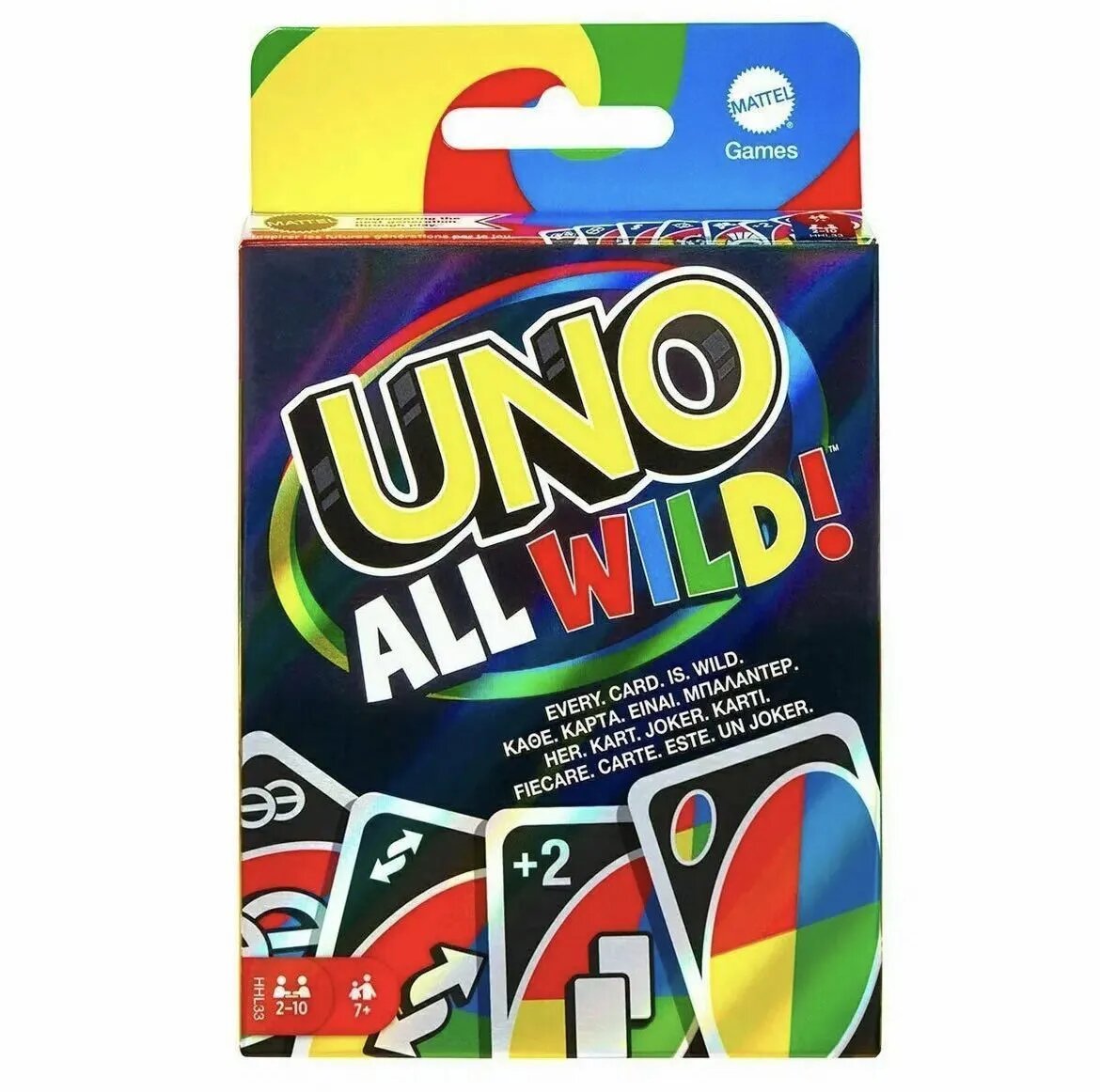 2 шт.112 Покер. Настольная карточная игра Uno ALL WILD