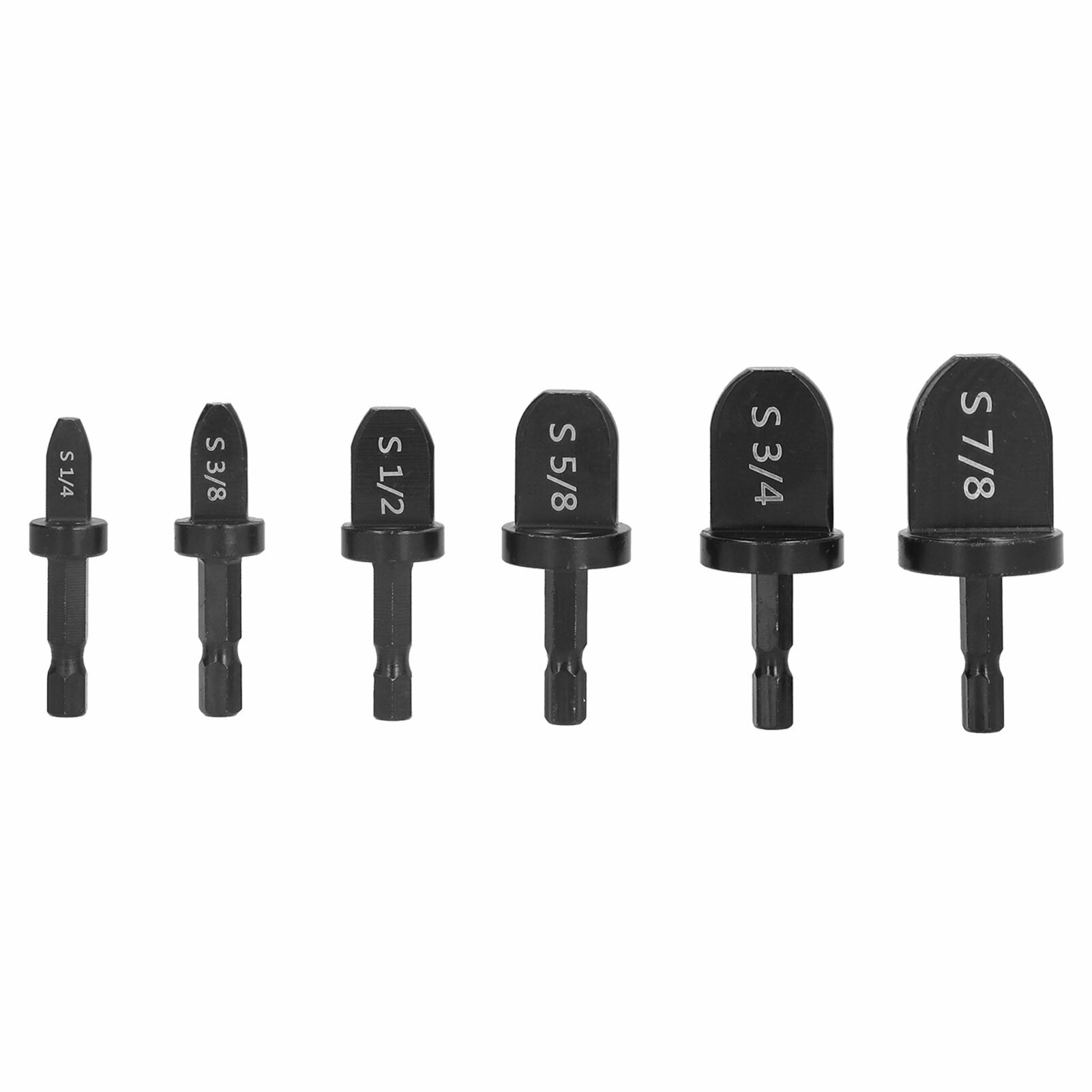 Набор сверл с шестигранным хвостовиком, 6 шт. обжимной инструмент, сверло с расширителем трубки для удобного практического широкого применения, шестигранный хвостовик