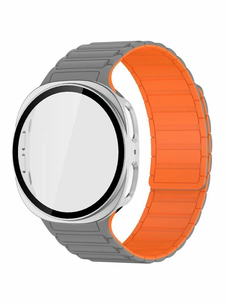PC Case+Strap для Samsung Watch 8 40 мм 44 мм магнитный браслет для Samsung Watch 8 40/44 мм закаленного стекла