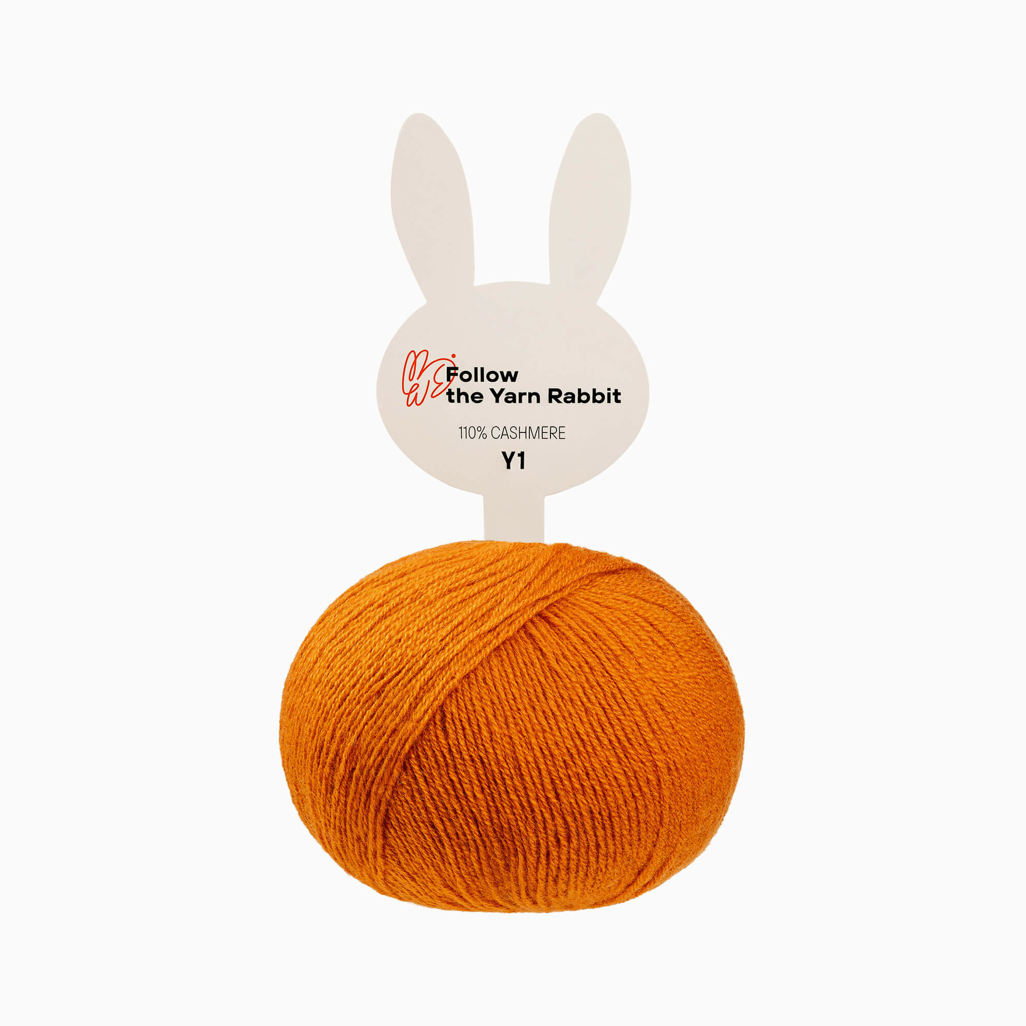 Кашемир 100% Y1 Fresh Orange Juice 210 м / 50 гр FOLLOW THE YARN RABBIT