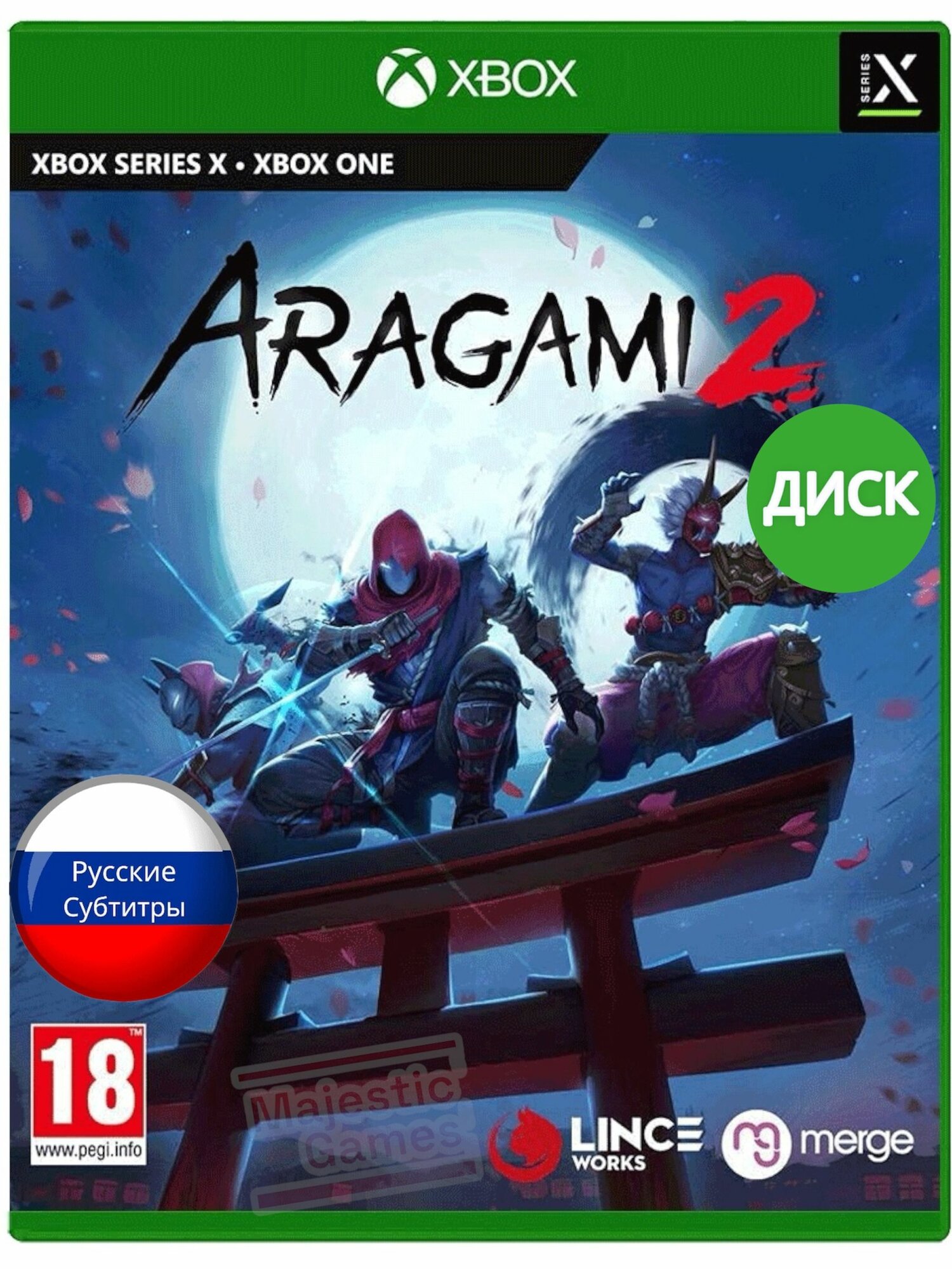 Игра Aragami 2 (Диск, Xbox One, Xbox Series X, Русские субтитры)