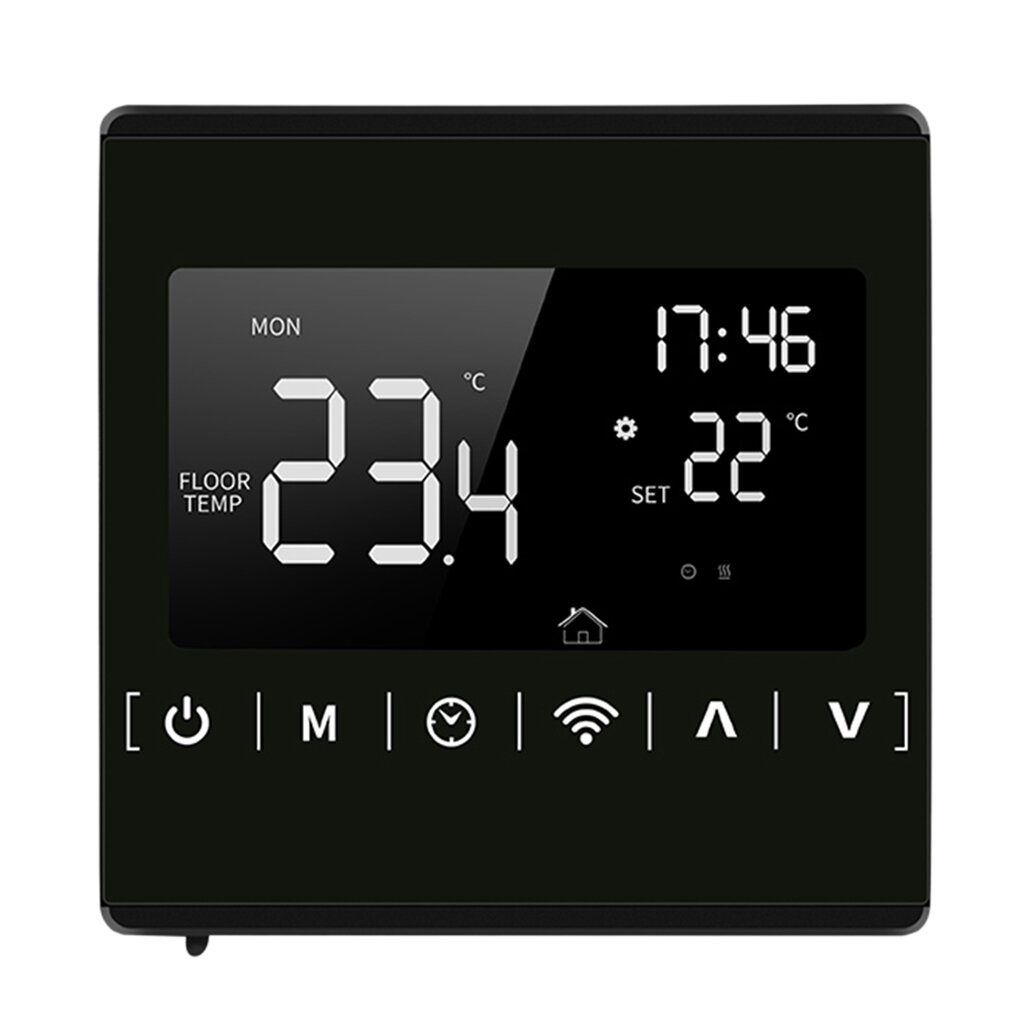 Умный Термостат Tuya-WiFi Электрический Теплый Пол Водяной Газовый Котел С Дистанционным Управлением Температурой Регулятор Температуры