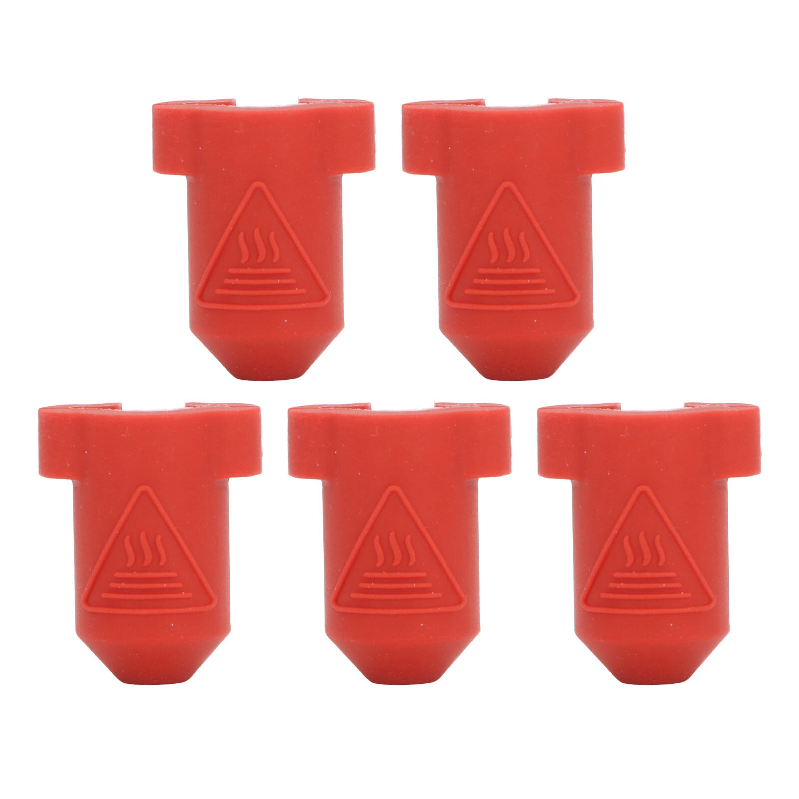 5 шт. крышка горячего конца 3D-принтера, термостойкая, 300 °C, силиконовая крышка нагревательного блока принтера для K1C K1 для Ender 3