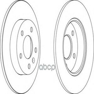 Тормозной диск Ferodo арт. ddf1044