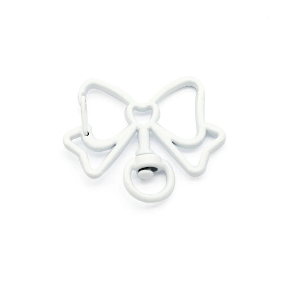 Металлические зажимы для галстуков-бабочек 5 шт Белый, white