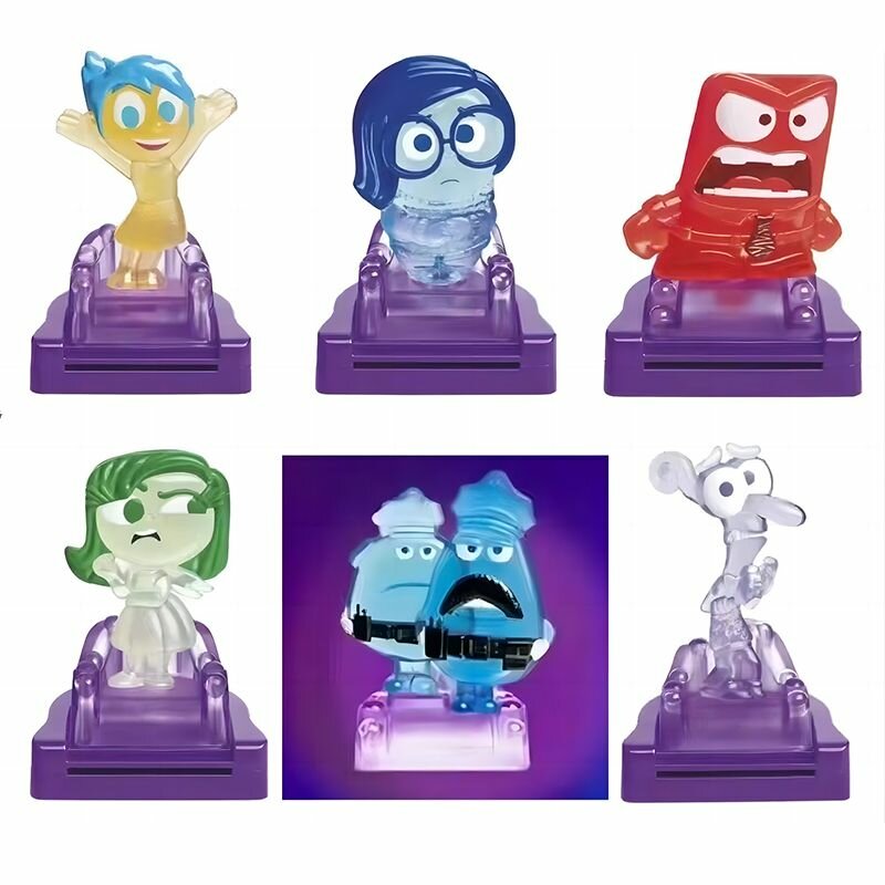 Игрушка McDonalds Inside Out 2,6 шт. в комплекте
