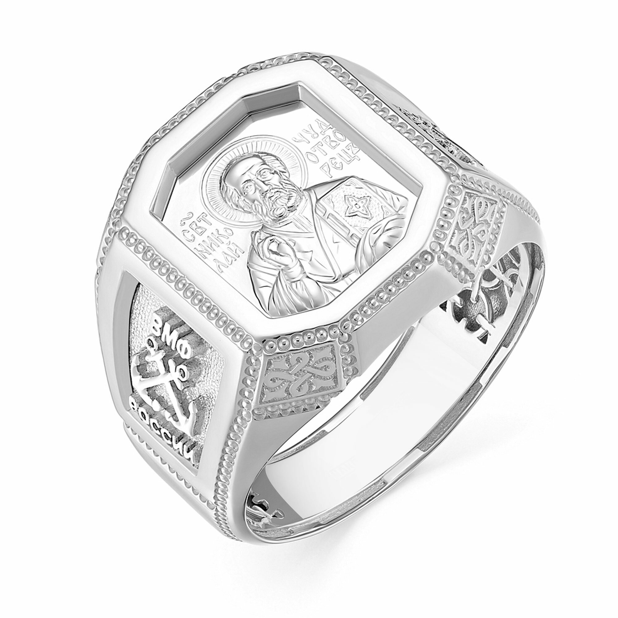 Печатка, серебро, 925 проба, родирование