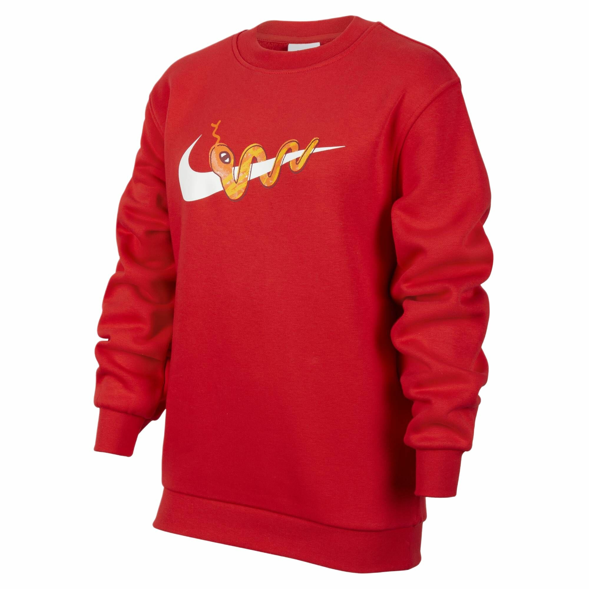 Толстовка NIKE Club Serpent New Year's Welcome Collection NSW Crew Neck Pullover Fleece Lined Long Sleeved, 1 шт.