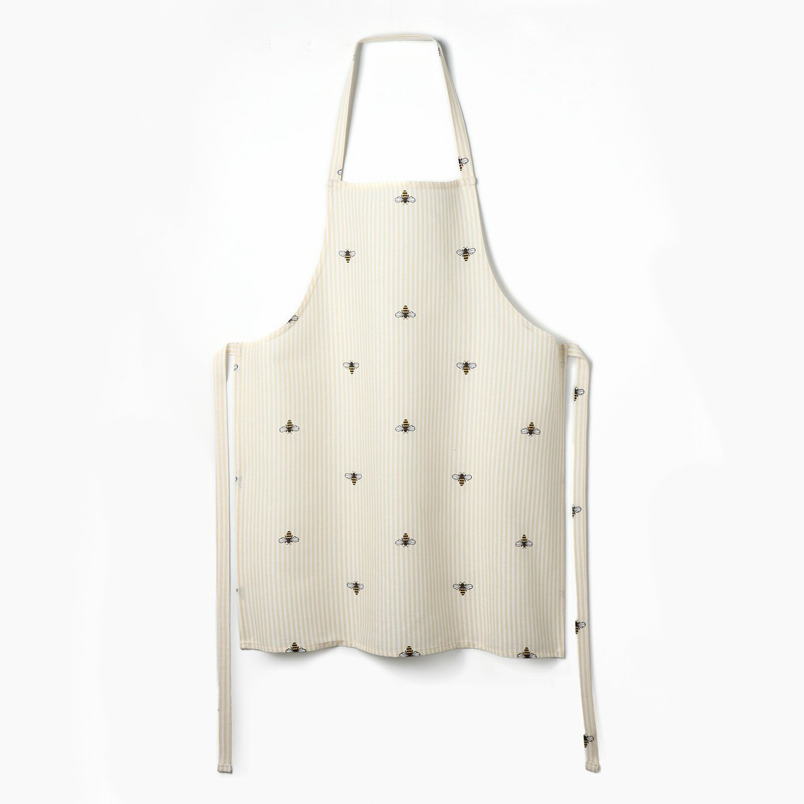 Фартук "Доляна. Пчёлки", белый, 60x70 см, 100% хлопок, рогожка 164 г/?2