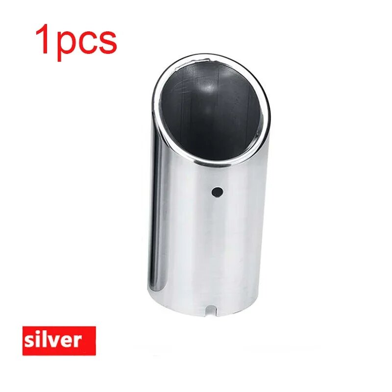 Эксклюзивный автомобильный Стайлинг для Volkswagen Tiguan 2 2019 2020 2021 стальной глушитель выхлопной трубы наконечник выхлопной трубы Отделка автомобильные аксессуары 1,4 T, 1 PCS SILVER