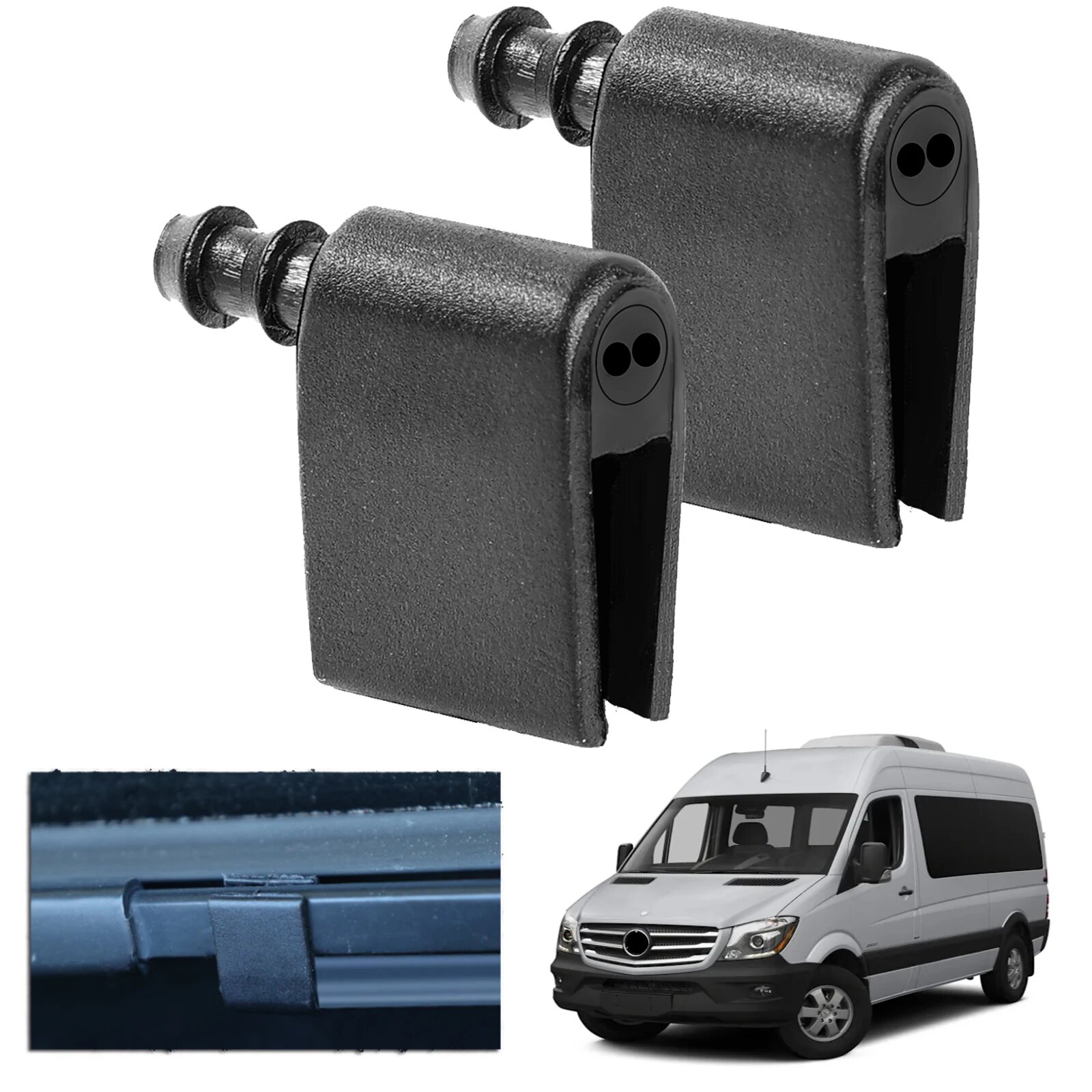 Форсунка стеклоочистителя Erick, распылительная форсунка для Mercedes Benz Sprinter 2500 3500, установленная на рычаг стеклоочистителя 2E1955985