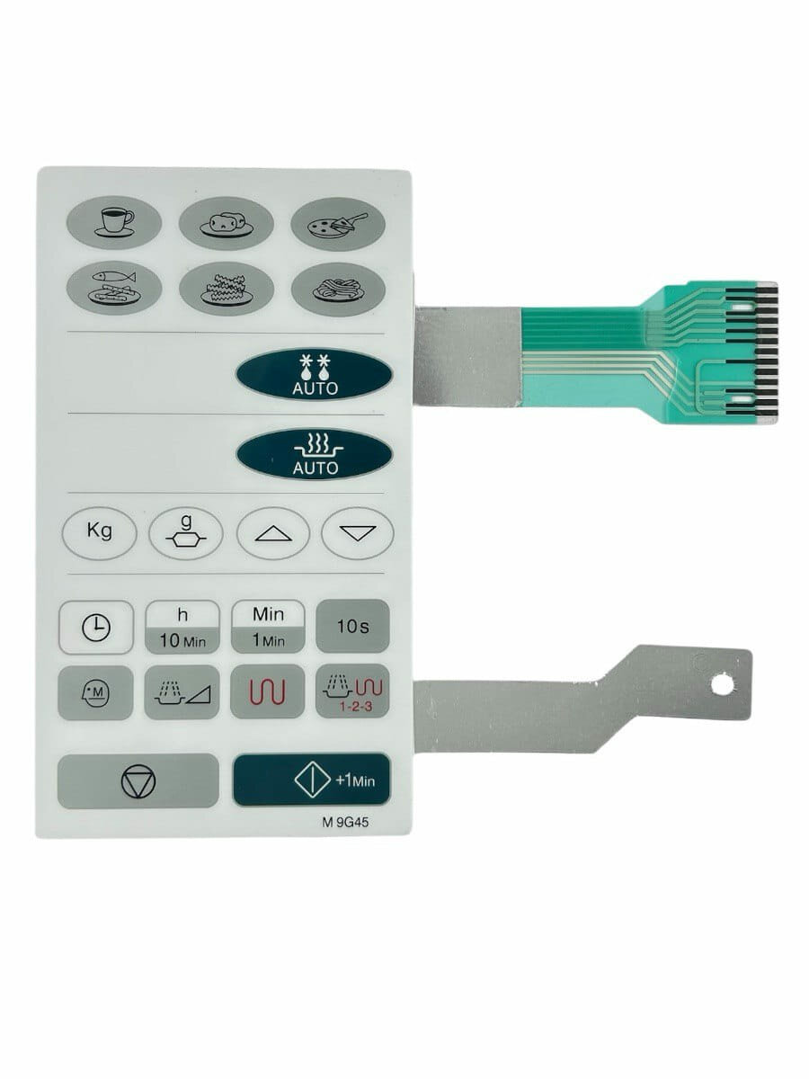 Samsung DE34-10123C Сенсорная панель для СВЧ (микроволновой) печи M9G45 белая