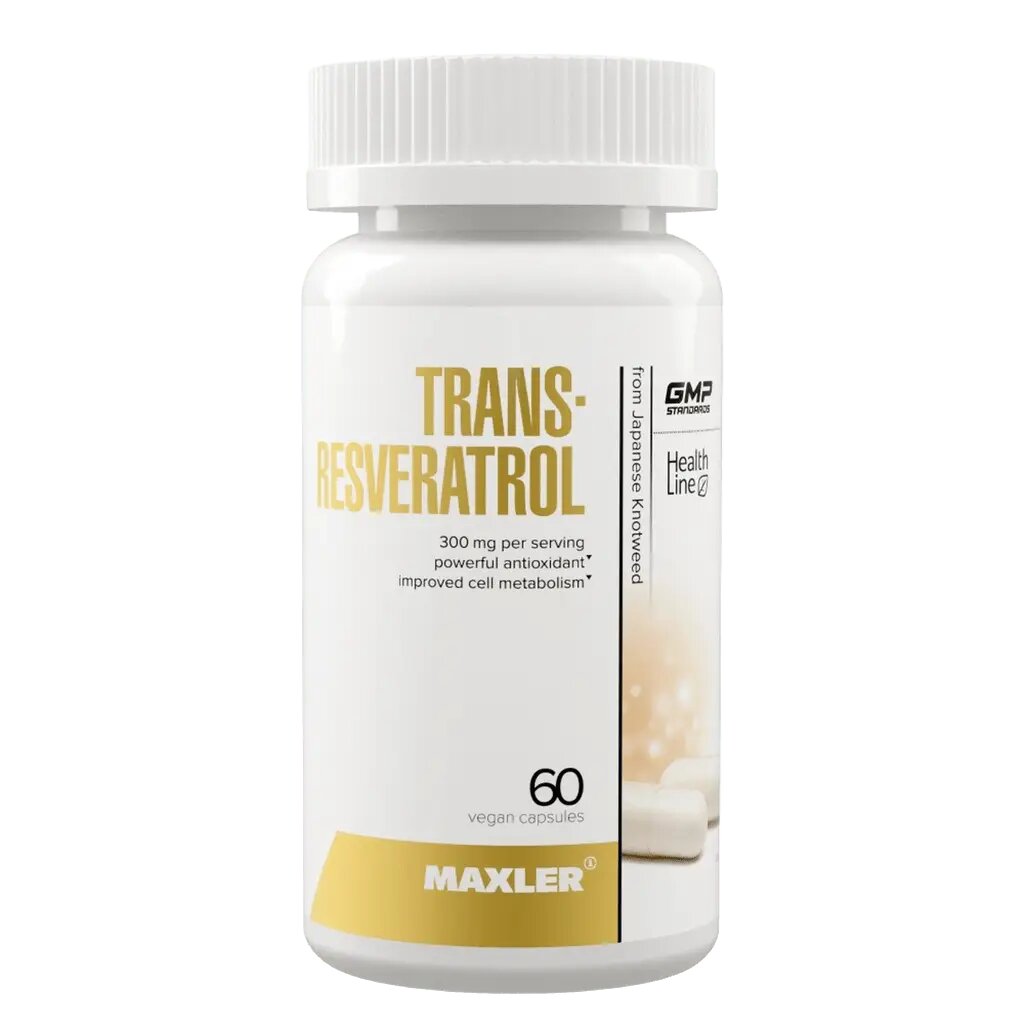 Макслер Транс-Ресвератрол / Maxler Trans-Resveratrol капсулы по 550 мг 60 шт 60 шт