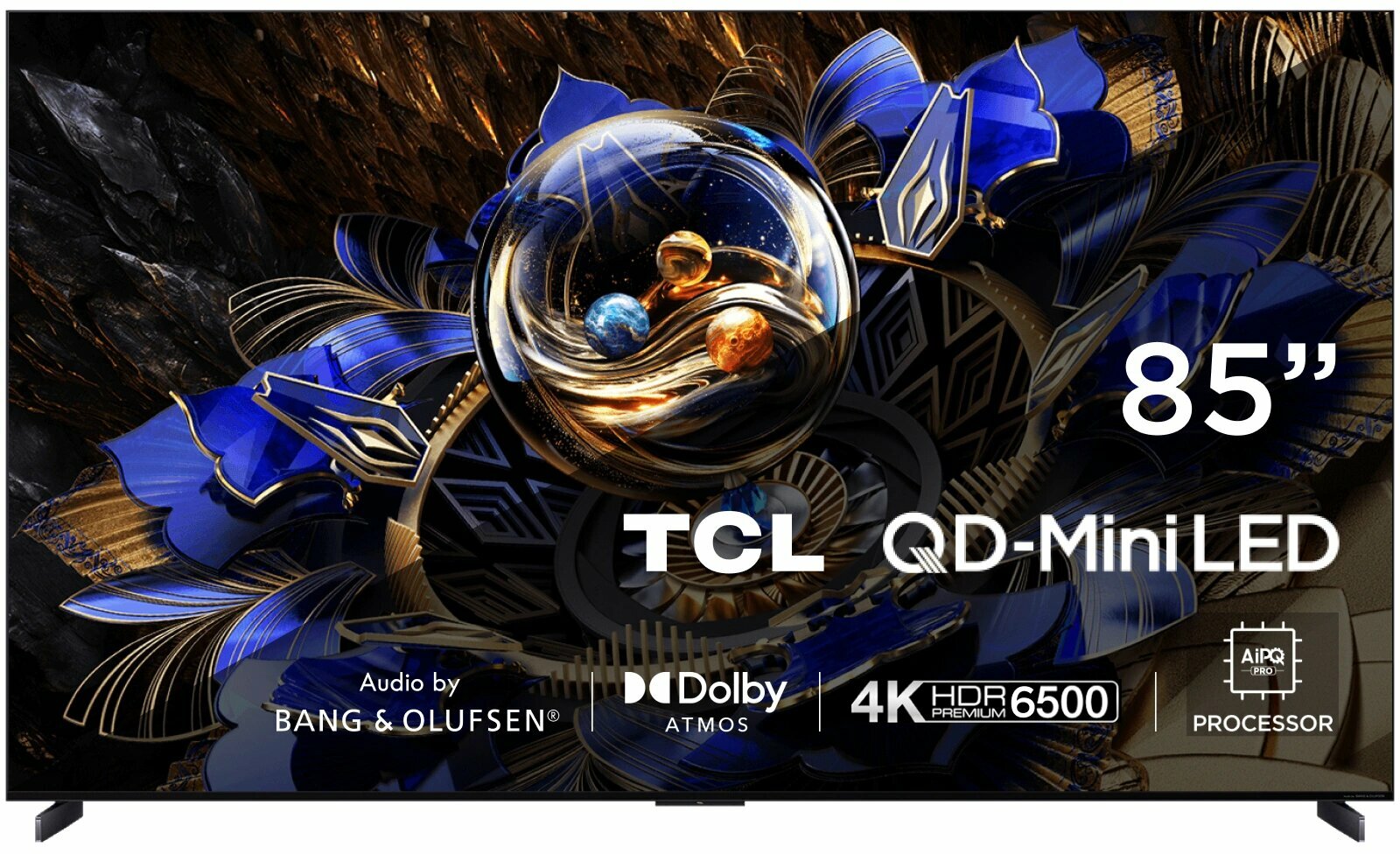Телевизор QLED TCL 85 85X11K черный 4K Ultra HD 144Hz MEMC DVB-T DVB-T2 DVB-C DVB-S DVB-S2 USB WiFi