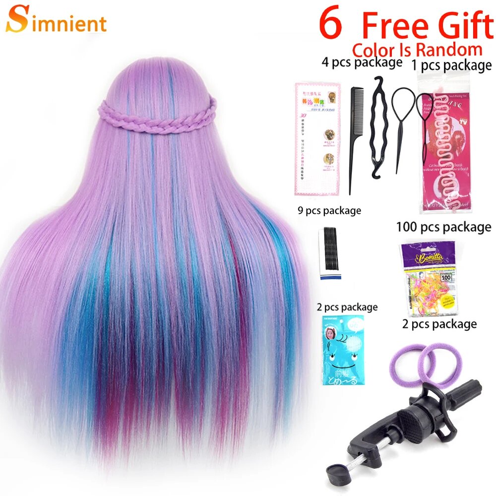 Simnient Голова-манекен для причесок 70 см head 3 with stand