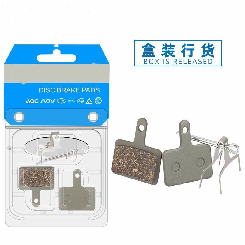 Колодки дисковых тормозов SHIMANO B01S органические (2 пара) - тормозные накладки для велосипеда