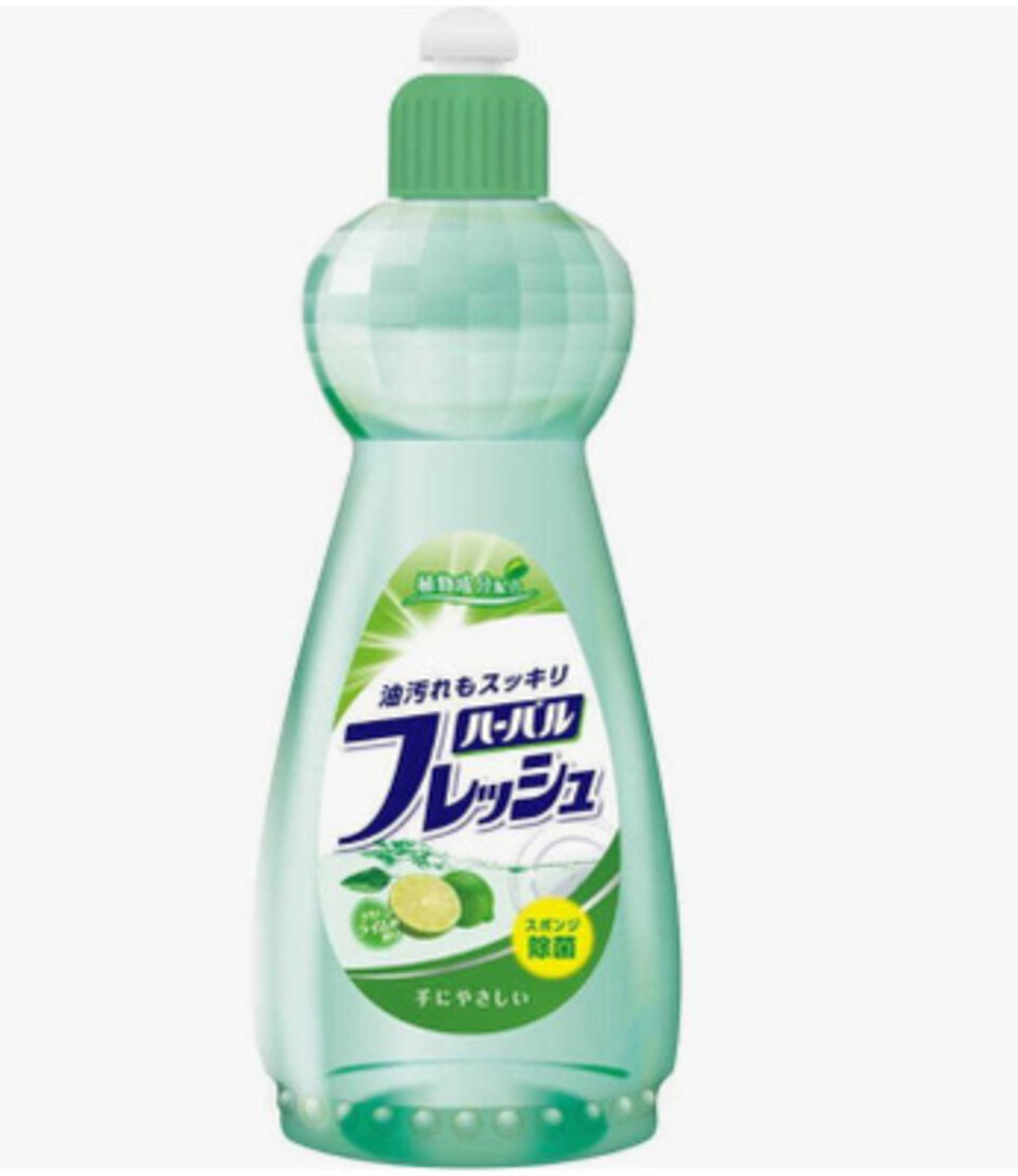 Mitsuei Средство для мытья посуды, овощей и фруктов с ароматом лайма, 600 мл