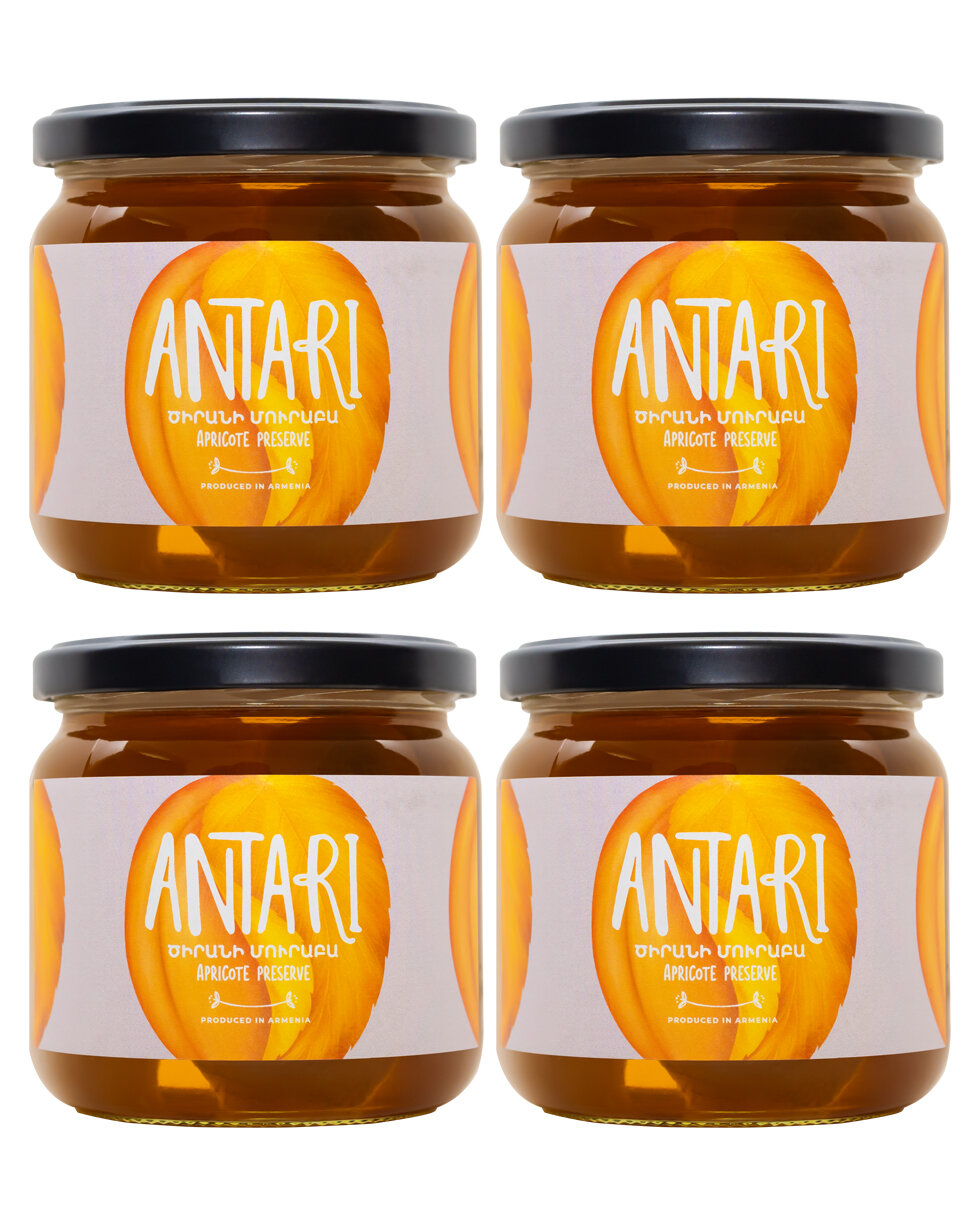 Варенье из абрикосов "от Мартина" (Antari), 450г х 4шт