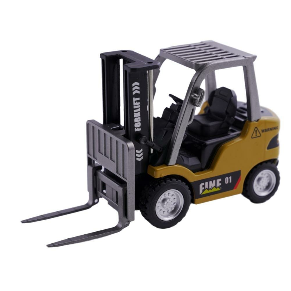 Игрушечный погрузчик с дистанционным управлением в масштабе 1/64, поддержка Bluetooth, для взрослых и детей