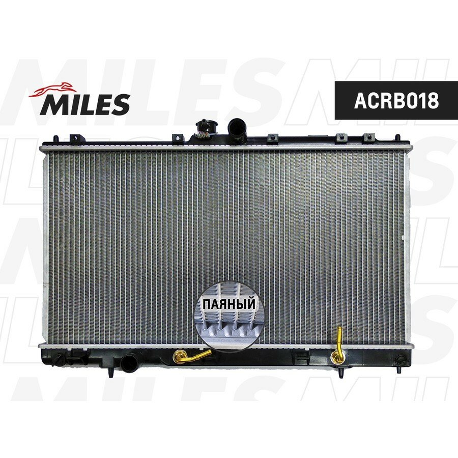 MILES ACRB018 Радиатор MITSUBISHI LANCER (03-13) 1.3/1.6/2.0 паяный
