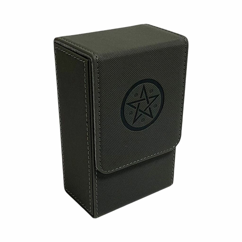 Премиальный чехол для карт Таро с магнитной застежкой и мягкой подкладкой, Серый