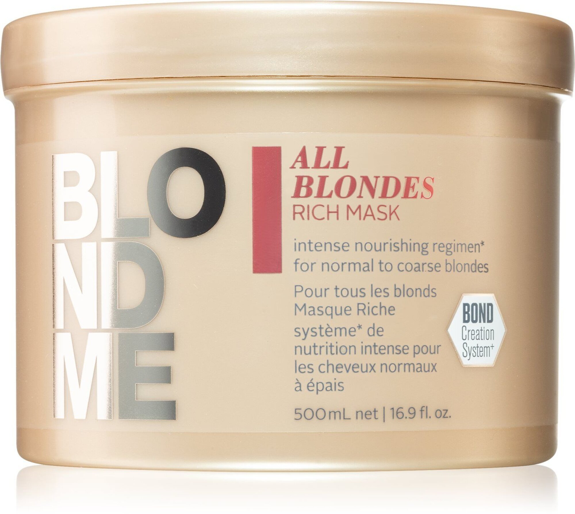Питательная маска для густых волос Schwarzkopf Professional Blondme All Blondes Rich 500 ml