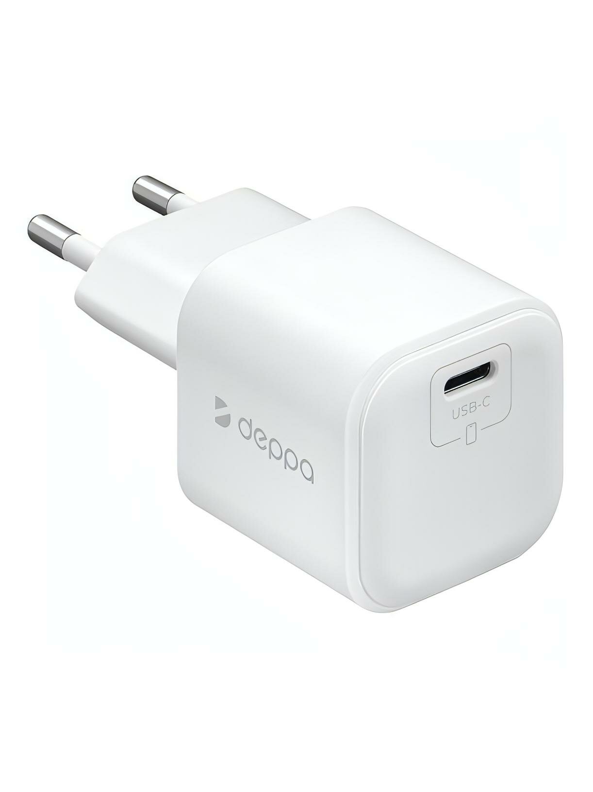 Сетевое зарядное устройство Deppa USB-C GaN 20W (11453)